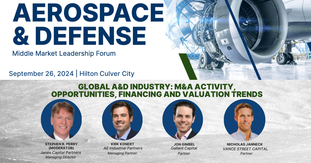 Stephen Perry Hosts Panel at ACG Aerospace & Defense Event