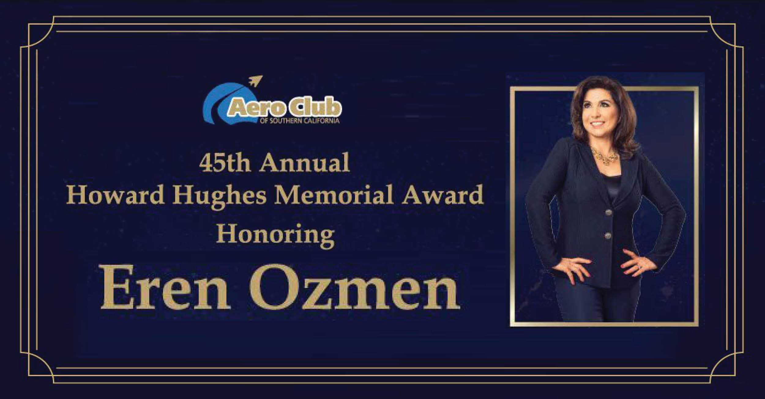 Eren Ozmen Honored with Howard Hughes Memorial Award